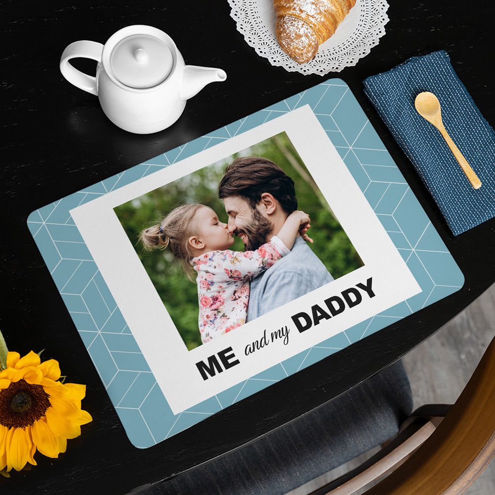 Dad’s Personalised Photo Placemat | Father's Day Gift | Treat Republic