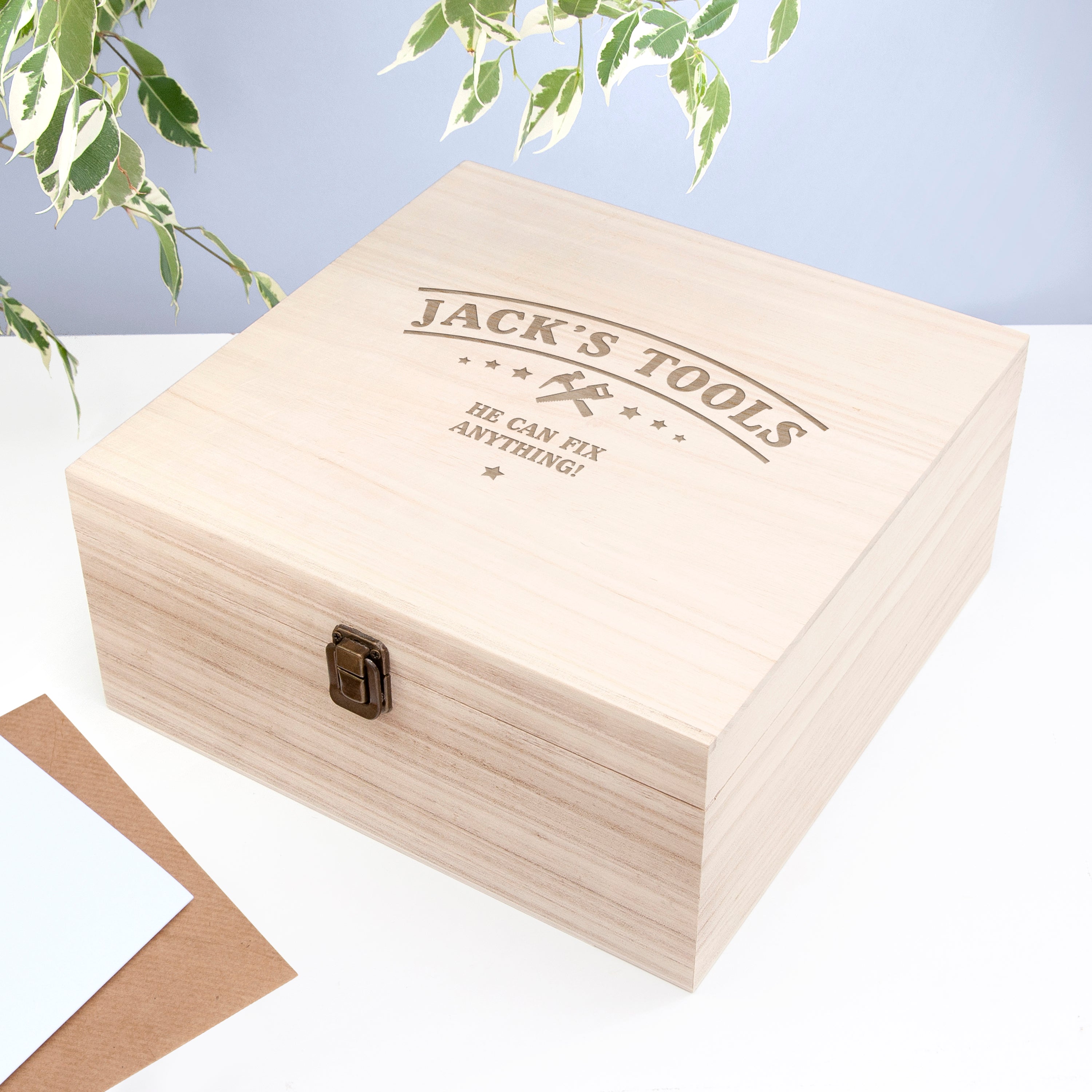 Personalised He Can Fix Anything Tool Box | Gifts for Him | Treat Republic