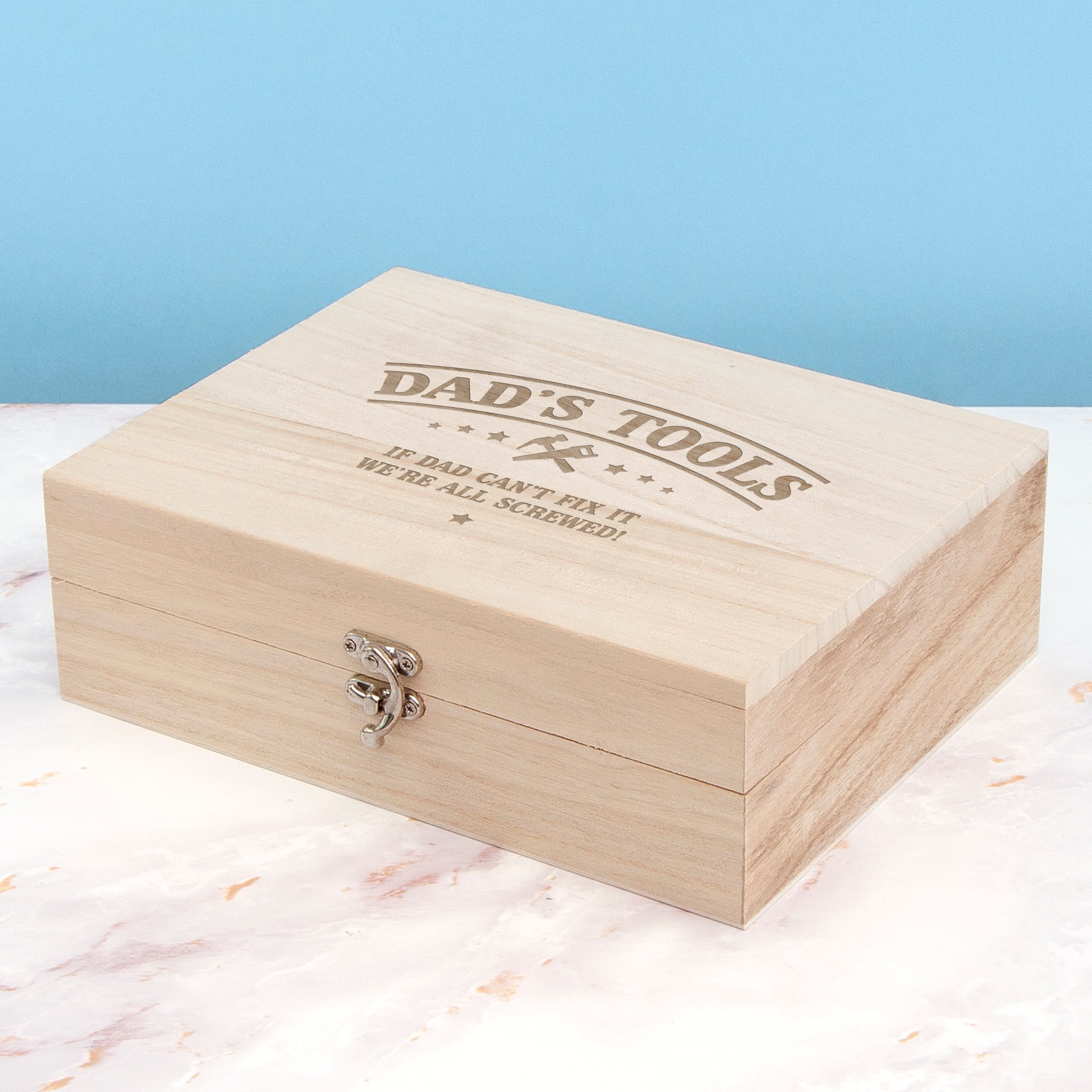 Personalised He Can Fix Anything Tool Box | Gifts for Him | Treat Republic