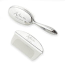 Personalised Silver Baby Brush And Comb Set | Gifts for Kids | Treat ...