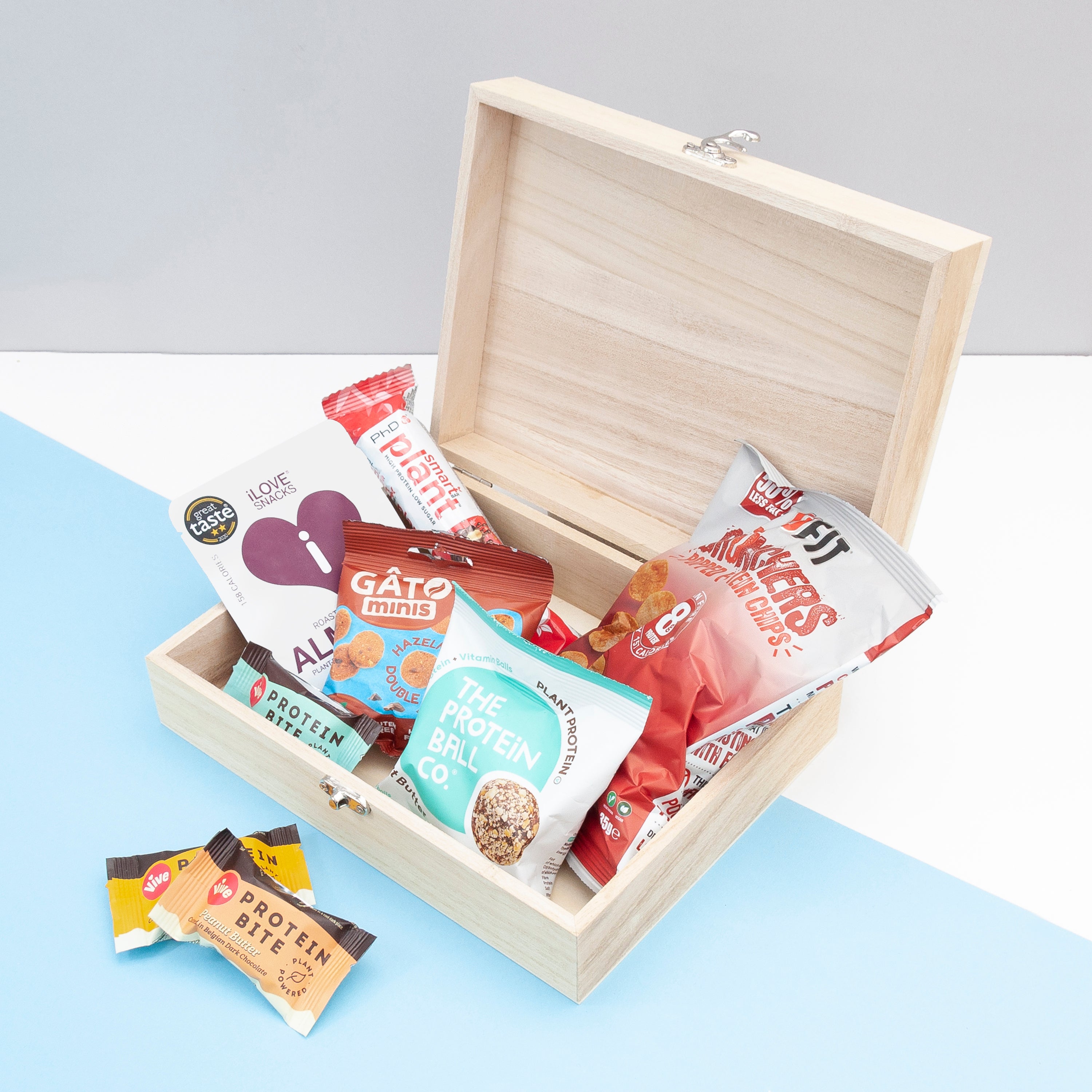 Personalised He's Got This High Protein Vegan Hamper Snacks Box | Gifts ...