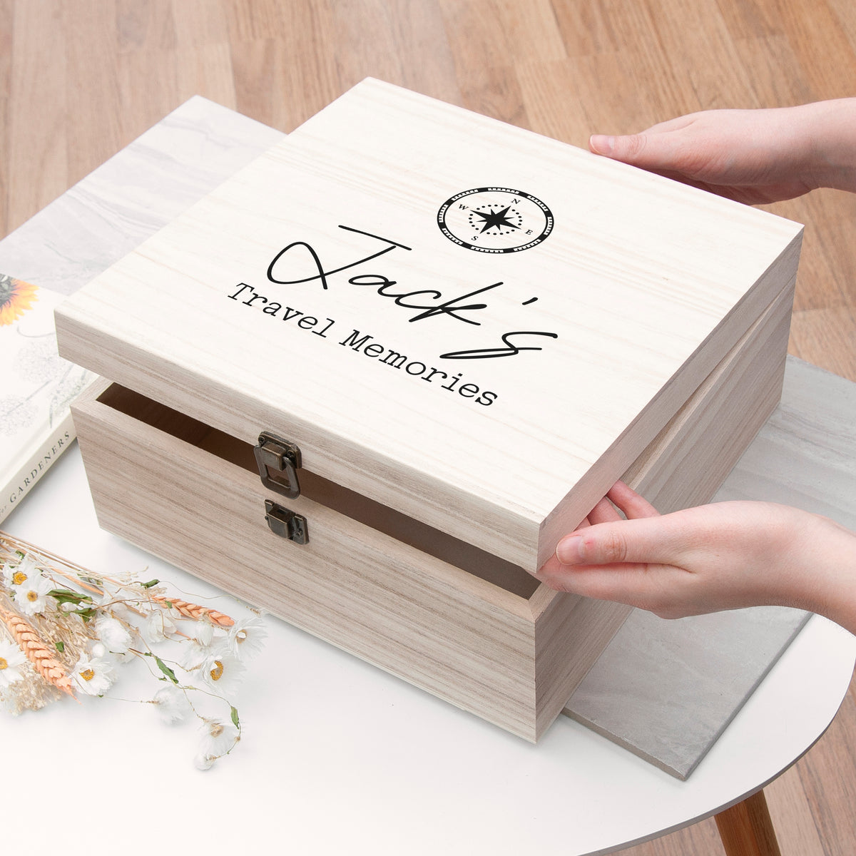 Personalised Travel Memories Box | Keepsake Gifts | Adventure | Treat ...