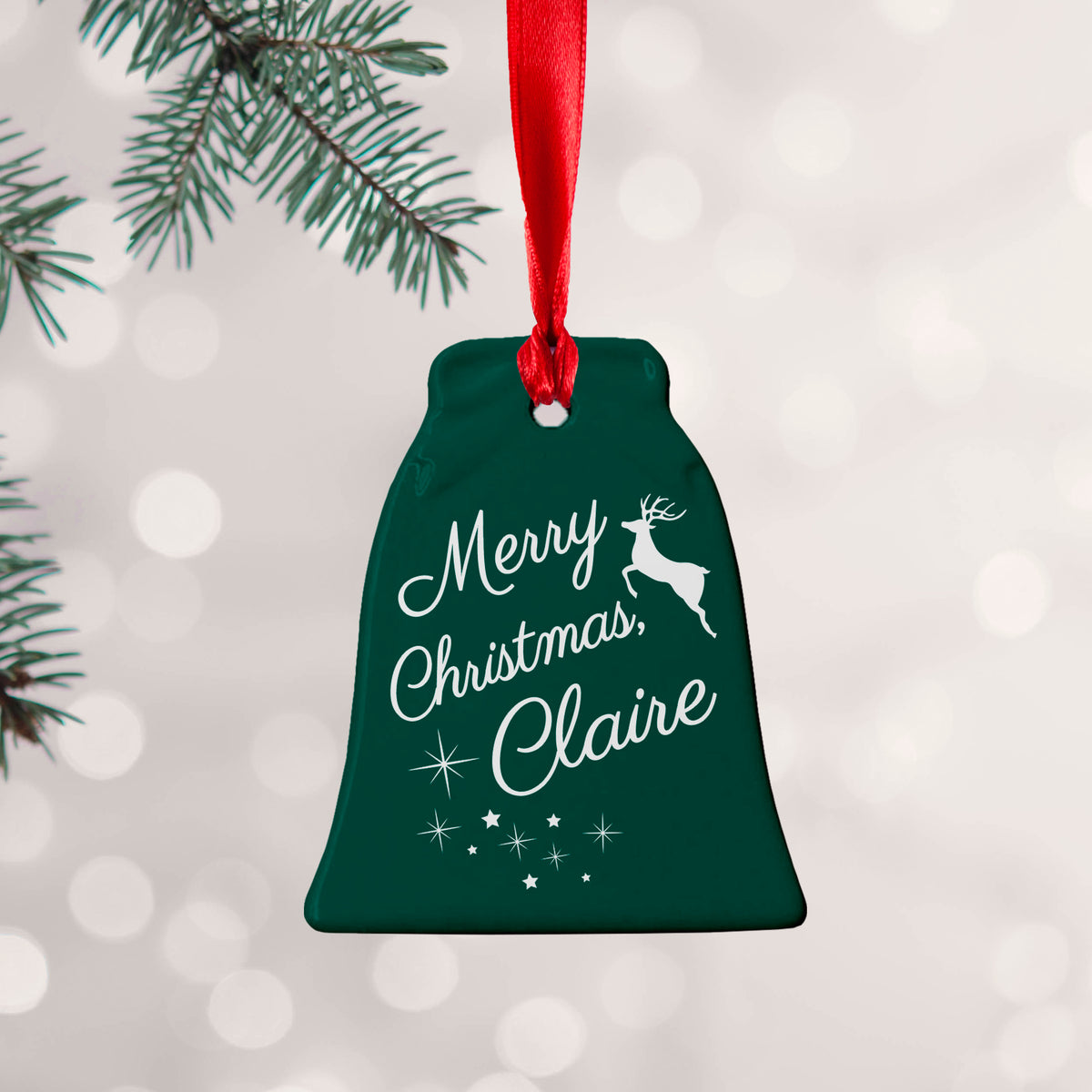 Personalised Merry Christmas Decoration | Gifts for Families | Treat ...