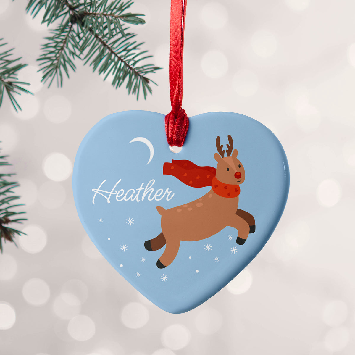 Personalised Flying Rudolph Christmas Decoration | Gifts for Kids ...