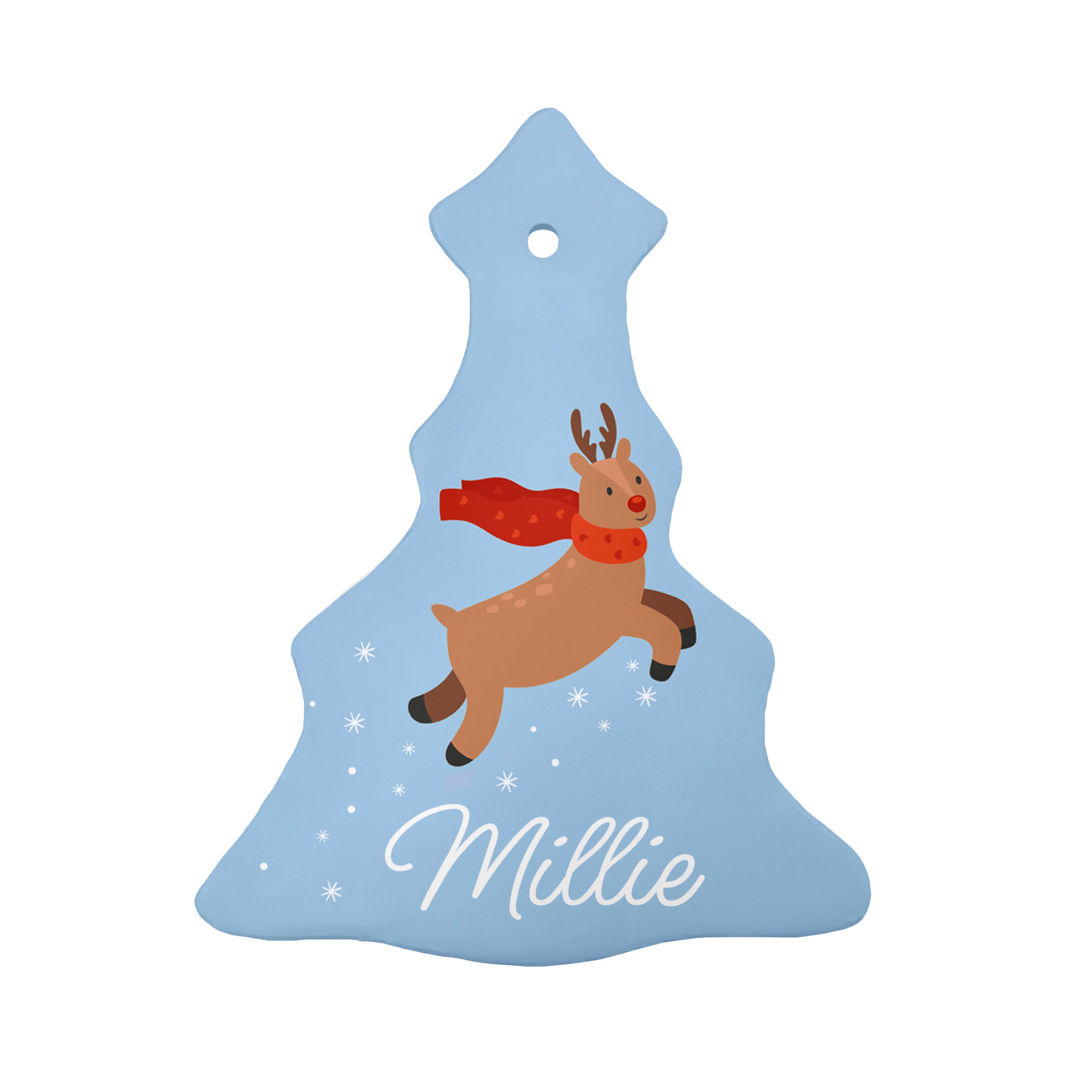 Personalised Flying Rudolph Christmas Decoration | Gifts for Kids ...