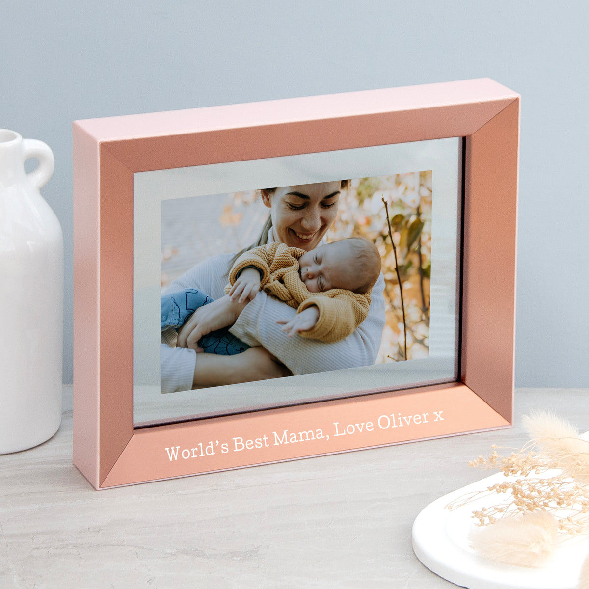 Personalised Rose Gold Photo Frame | Gifts for Her | Treat Republic