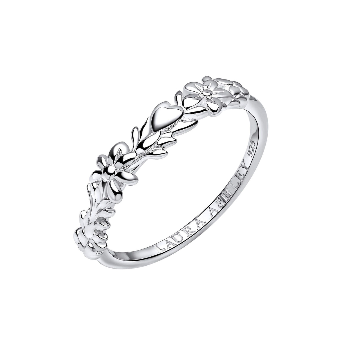 Laura Ashley Sterling Silver Floral Ring | Gifts for Her | Treat Republic