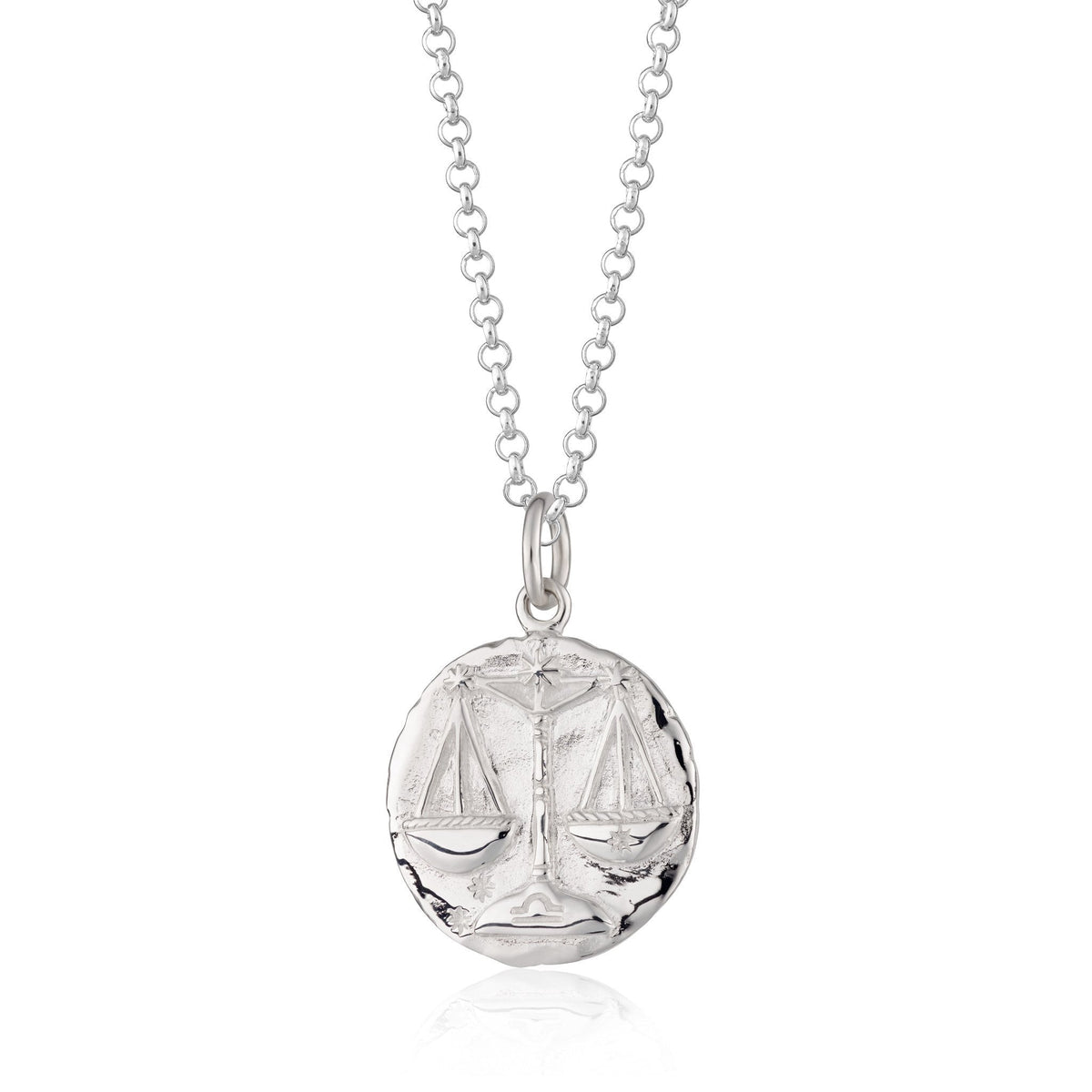 Scream Pretty Sterling Silver Libra Scales of Justice Necklace | Treat ...