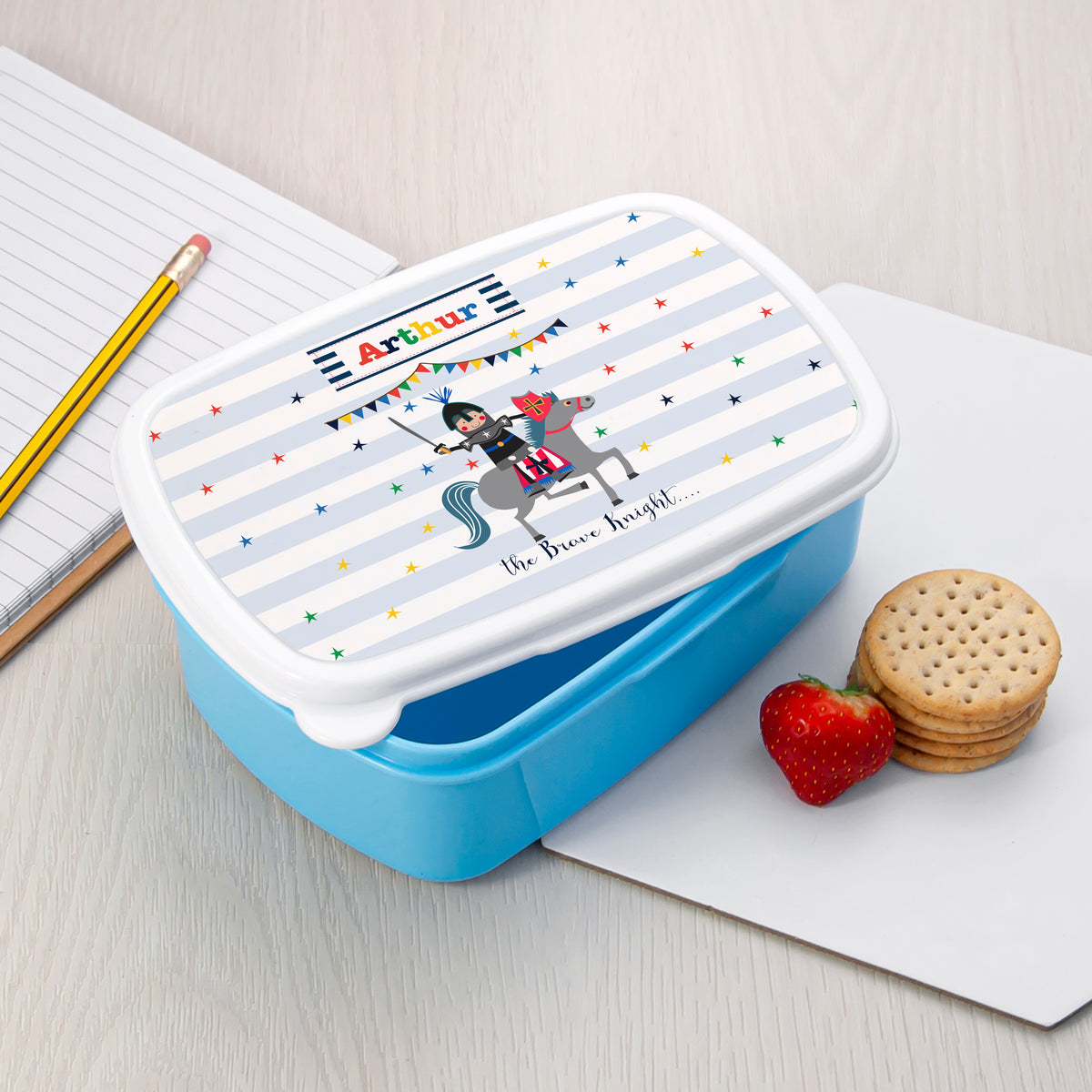 Personalised Brave Knight Lunch Box | Gifts for Kids | Treat Republic