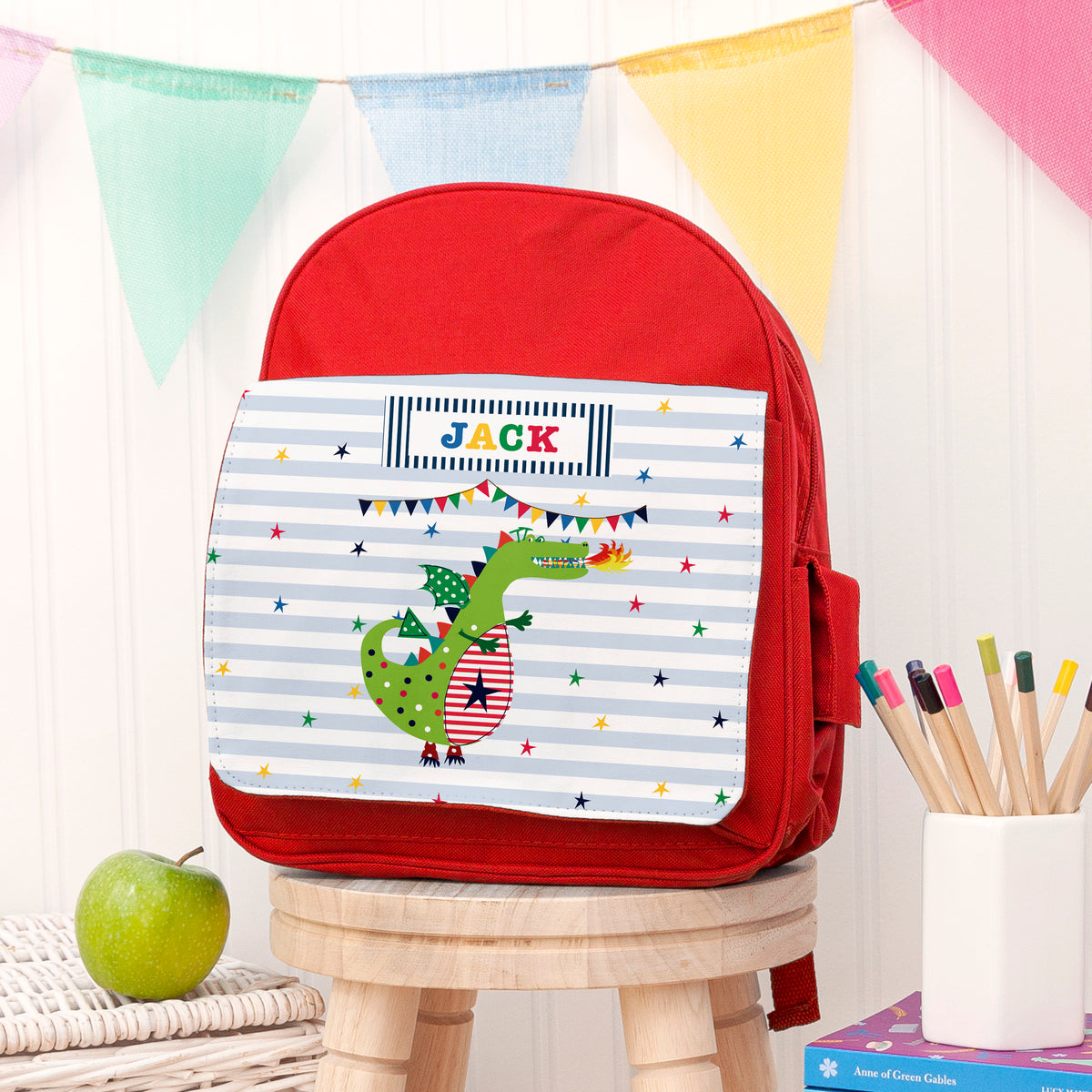 Personalised Children's Dragon Rucksack | Gifts for Kids | Treat Republic