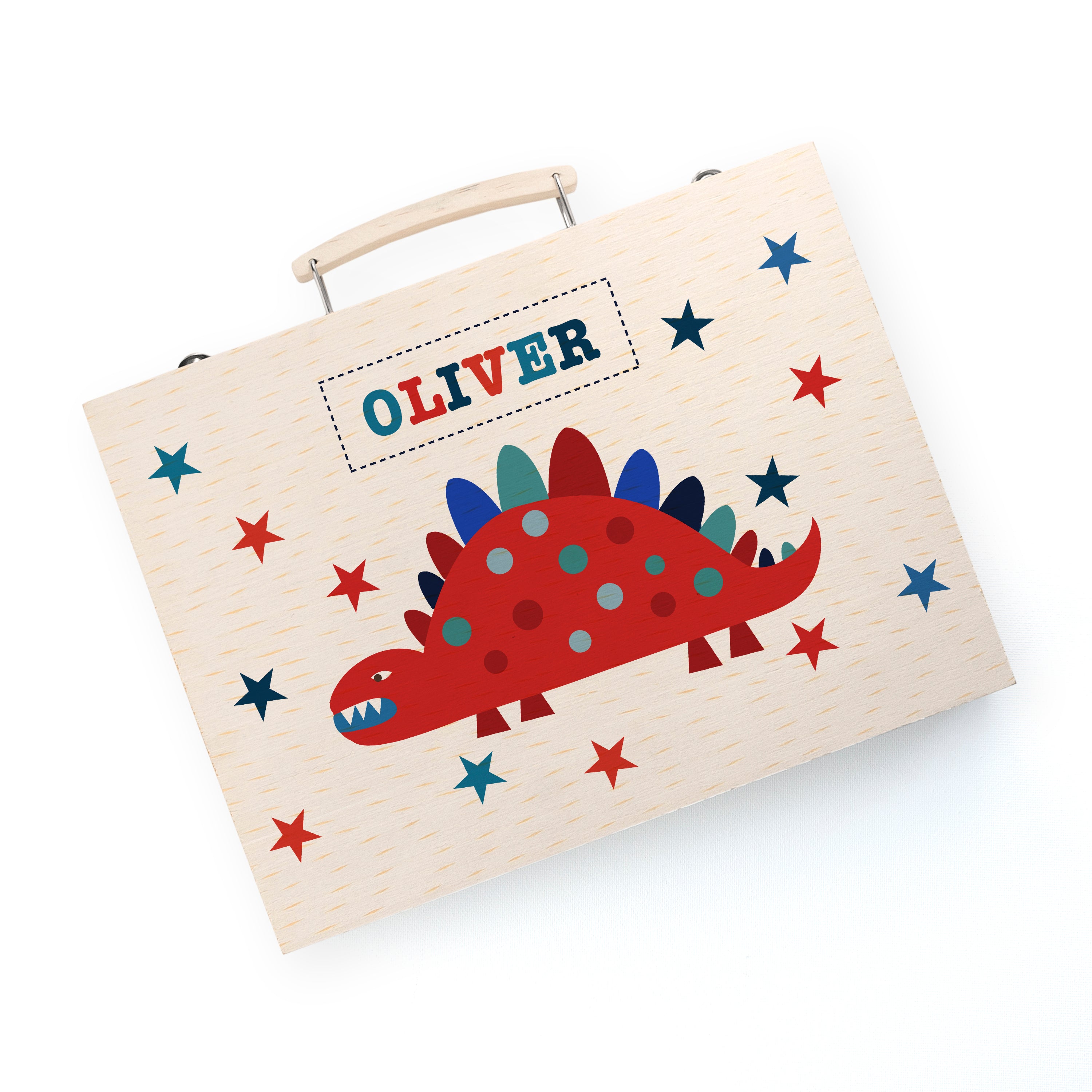 Personalised Kid’s Dinosaur Colouring Set | Children's Gifts | Treat ...