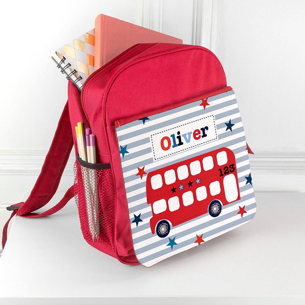 Personalised Kid's Bus School Set | Back-to-School Gifts | Treat Republic