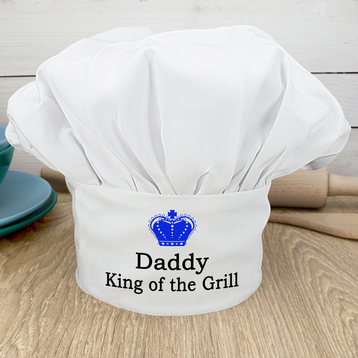 Personalised King of the Grill Chef Hat | Gifts for Him | Treat Republic