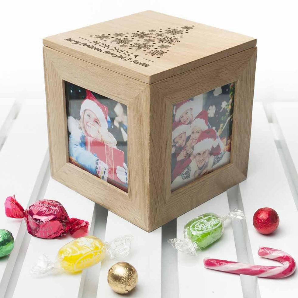 Personalised Christmas Photo Cube | Keepsake | Decorations | Treat Republic