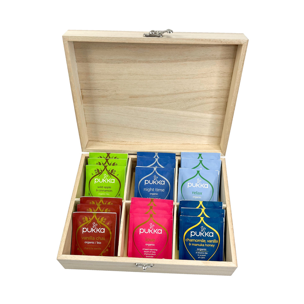 Personalised Pink Botanical Tea Box with Tea | Gifts for Her | Treat ...