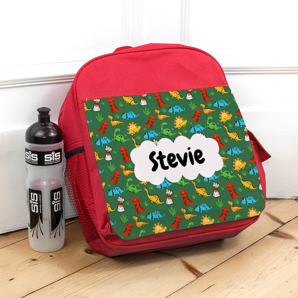 Personalised Kids Red Backpack | Back to School | Treat Republic