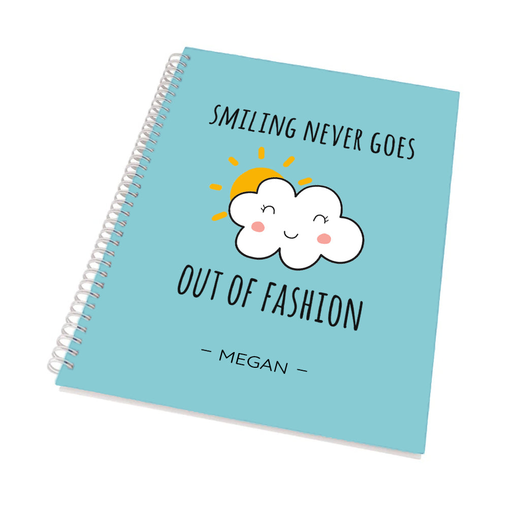 Personalised Colourful Kids A4 Notebook | Back to School | Treat Republic