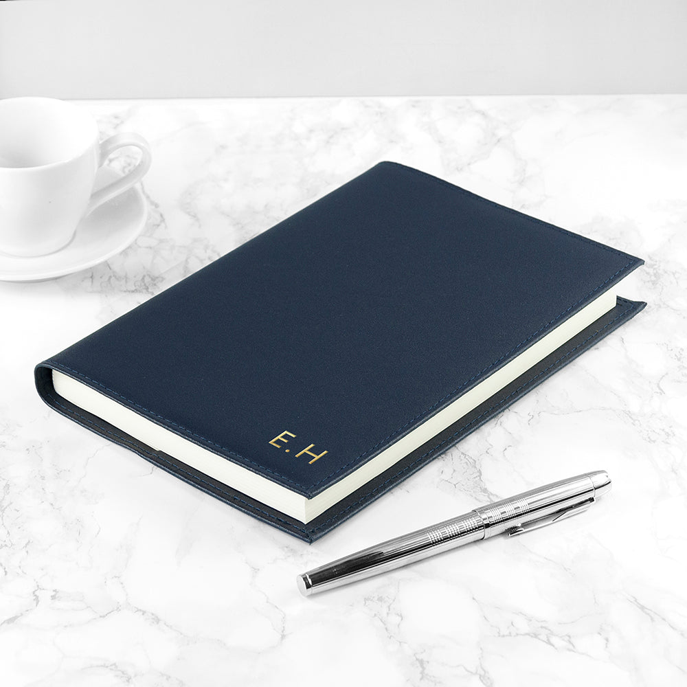 Personalised Luxury Leather Refillable Notebook | Stationery | Treat ...