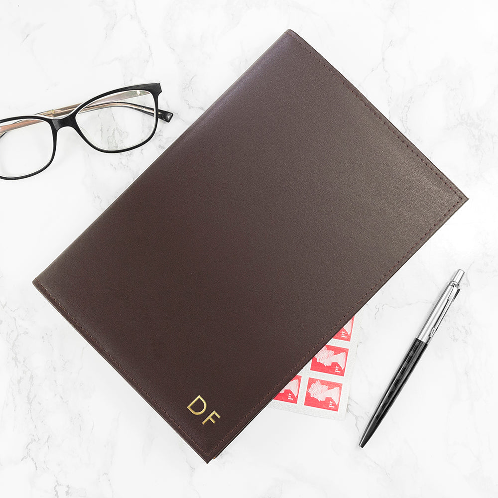 Personalised Luxury Leather Refillable Notebook | Stationery | Treat ...