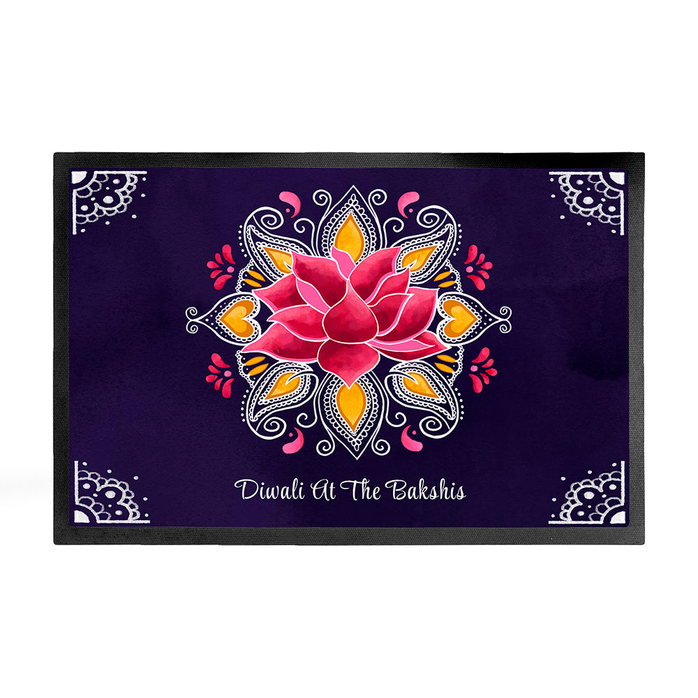 Personalised Diwali Rangoli Celebration Mat | Diwali Gifts | Treat Republic