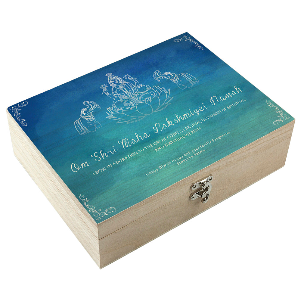 Personalised Diwali Lakshmi Keepsake Box | Diwali Gifts | Treat Republic