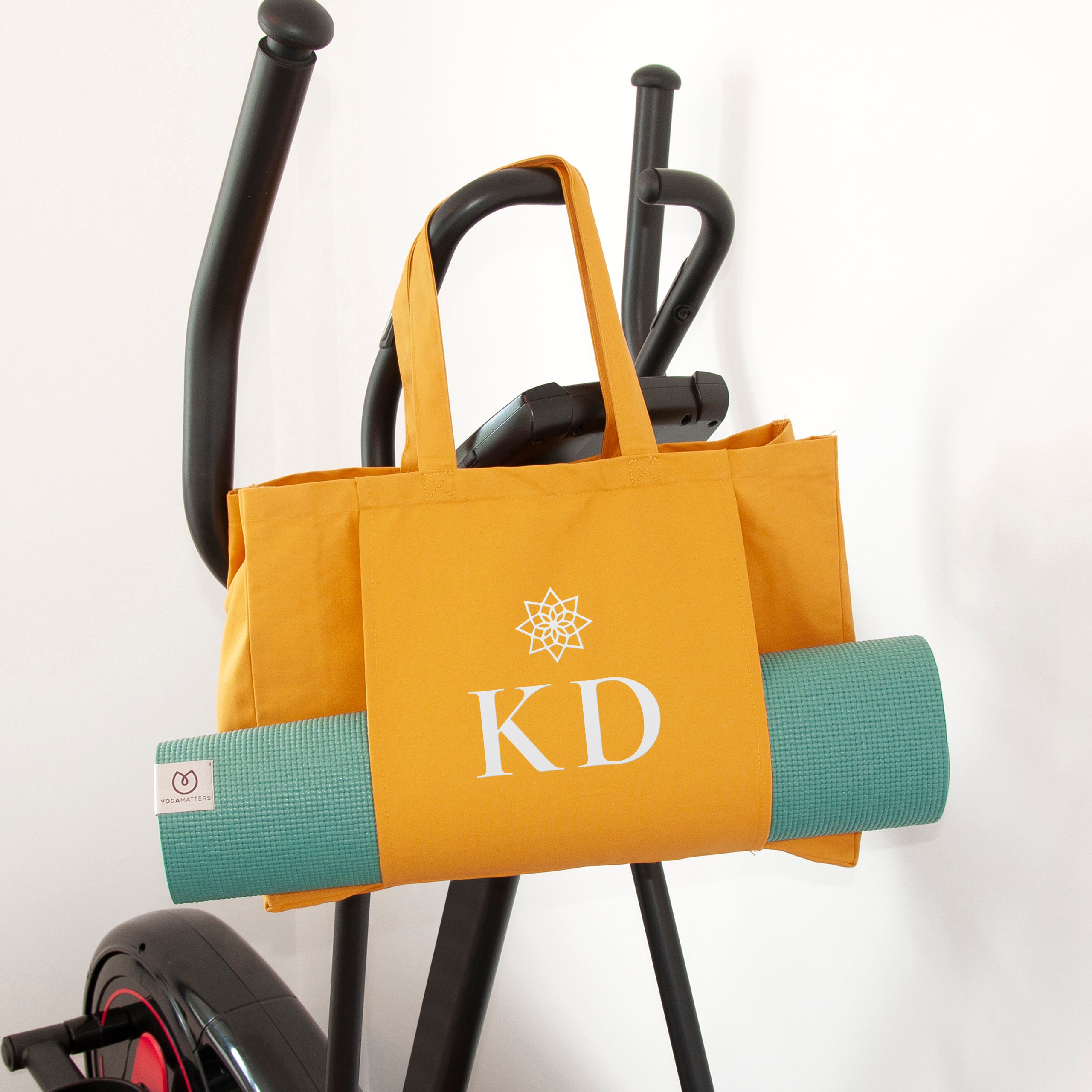 Monogrammed Organic Yoga Tote Bag | Sports Gifts | Treat Republic