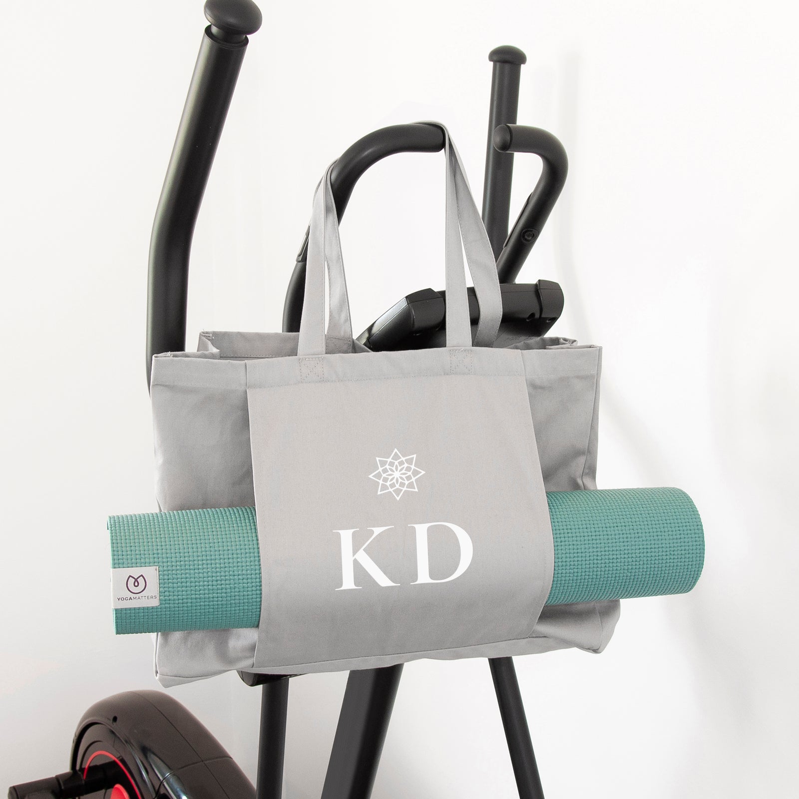 Monogrammed Organic Yoga Tote Bag | Sports Gifts | Treat Republic