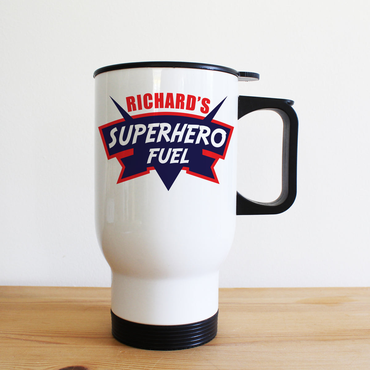 Dad's Superhero Fuel Travel Mug | Treat Republic