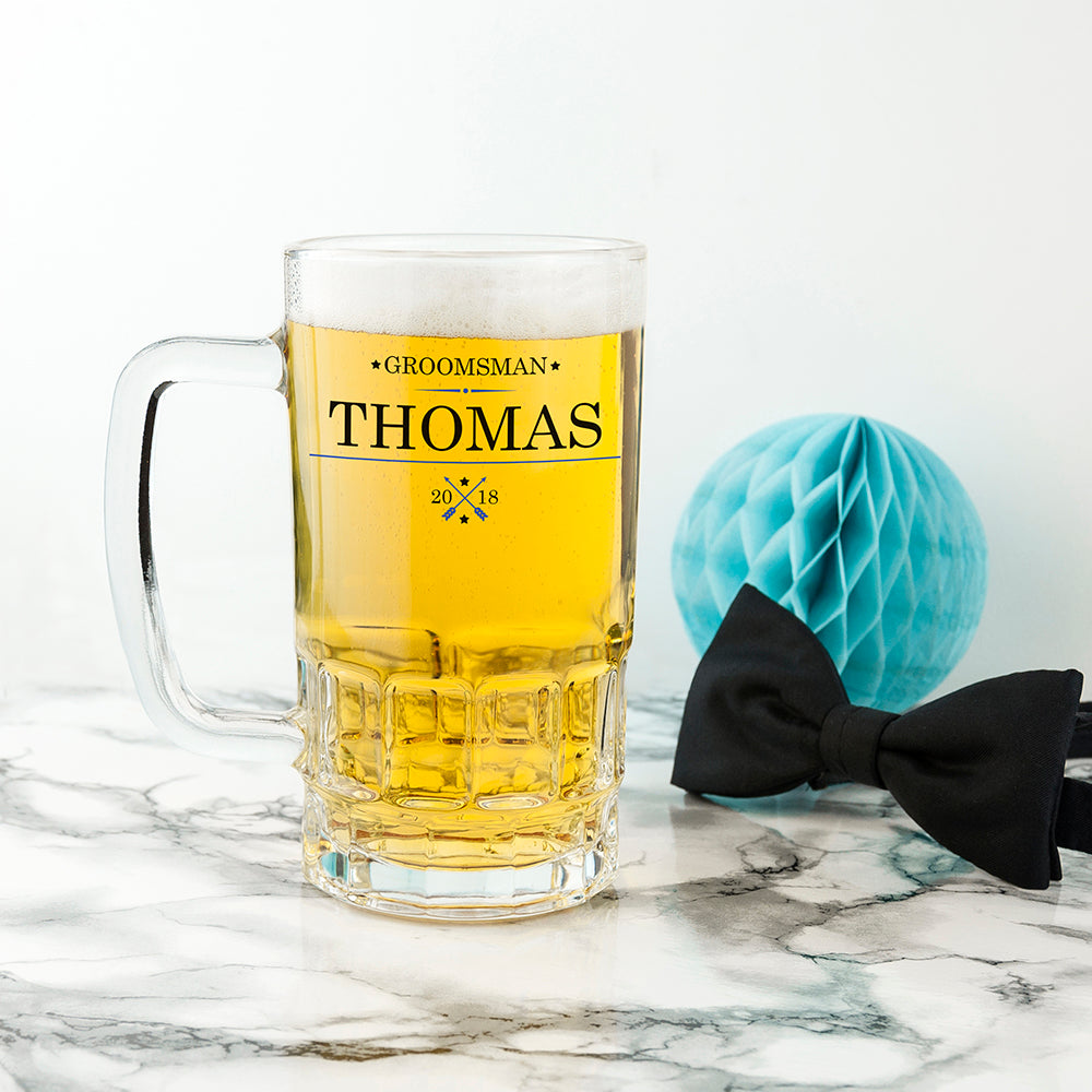 Personalised Wedding Tankard | Drinkware | Glassware | Treat Republic