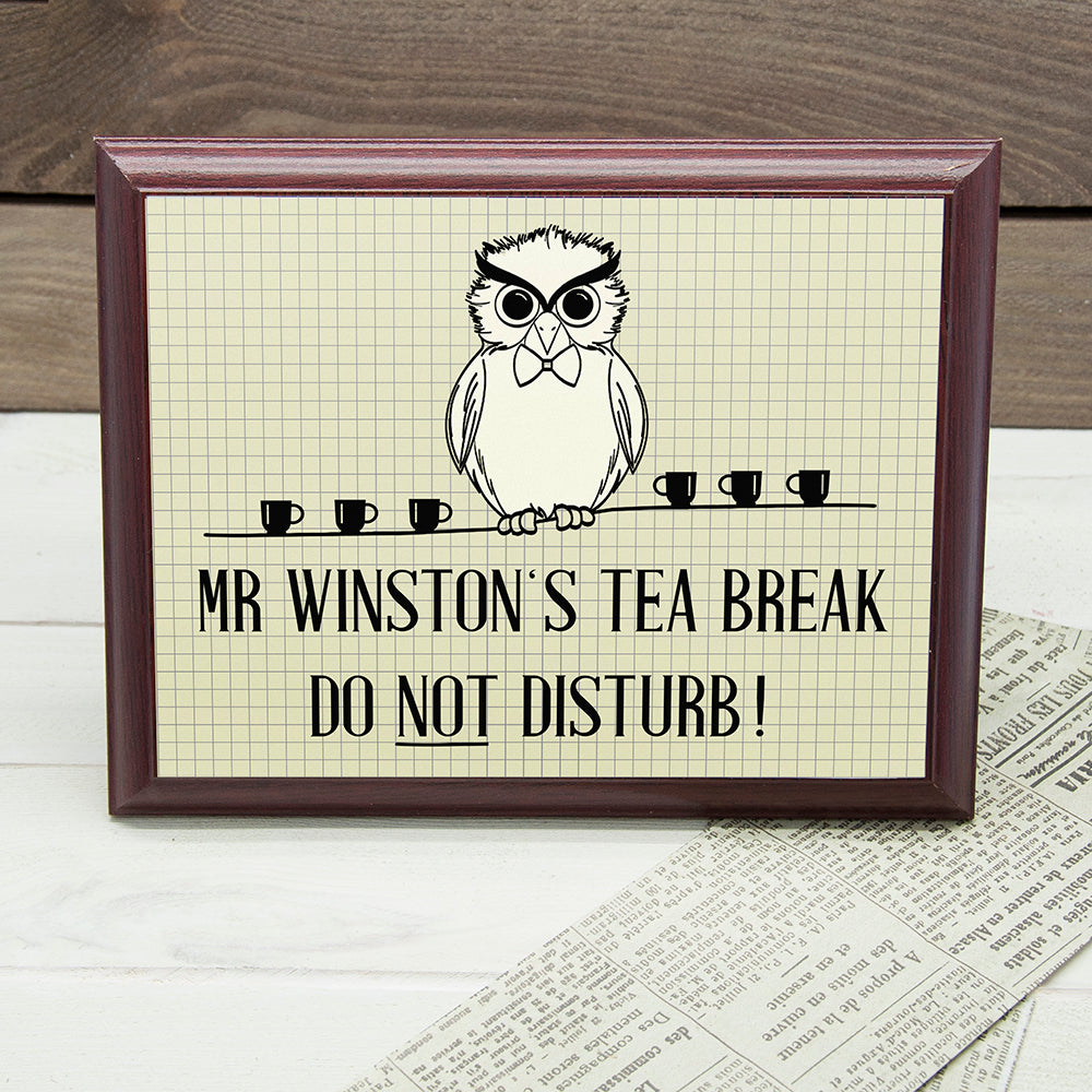 Personalised Teacher's Do Not Disturb Sign | Treat Republic