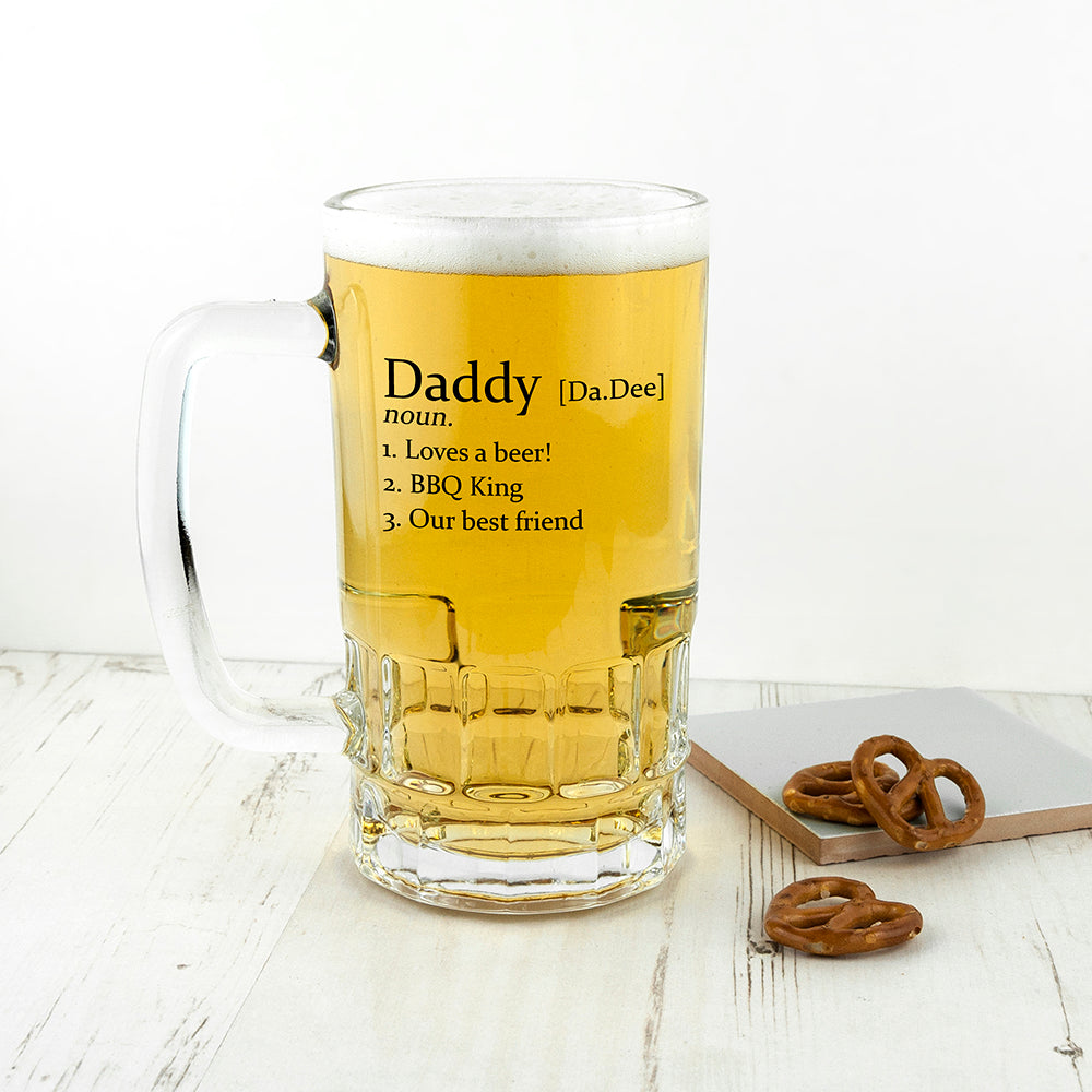 Personalised Definition Beer Glass Tankard | Drinkware | Treat Republic