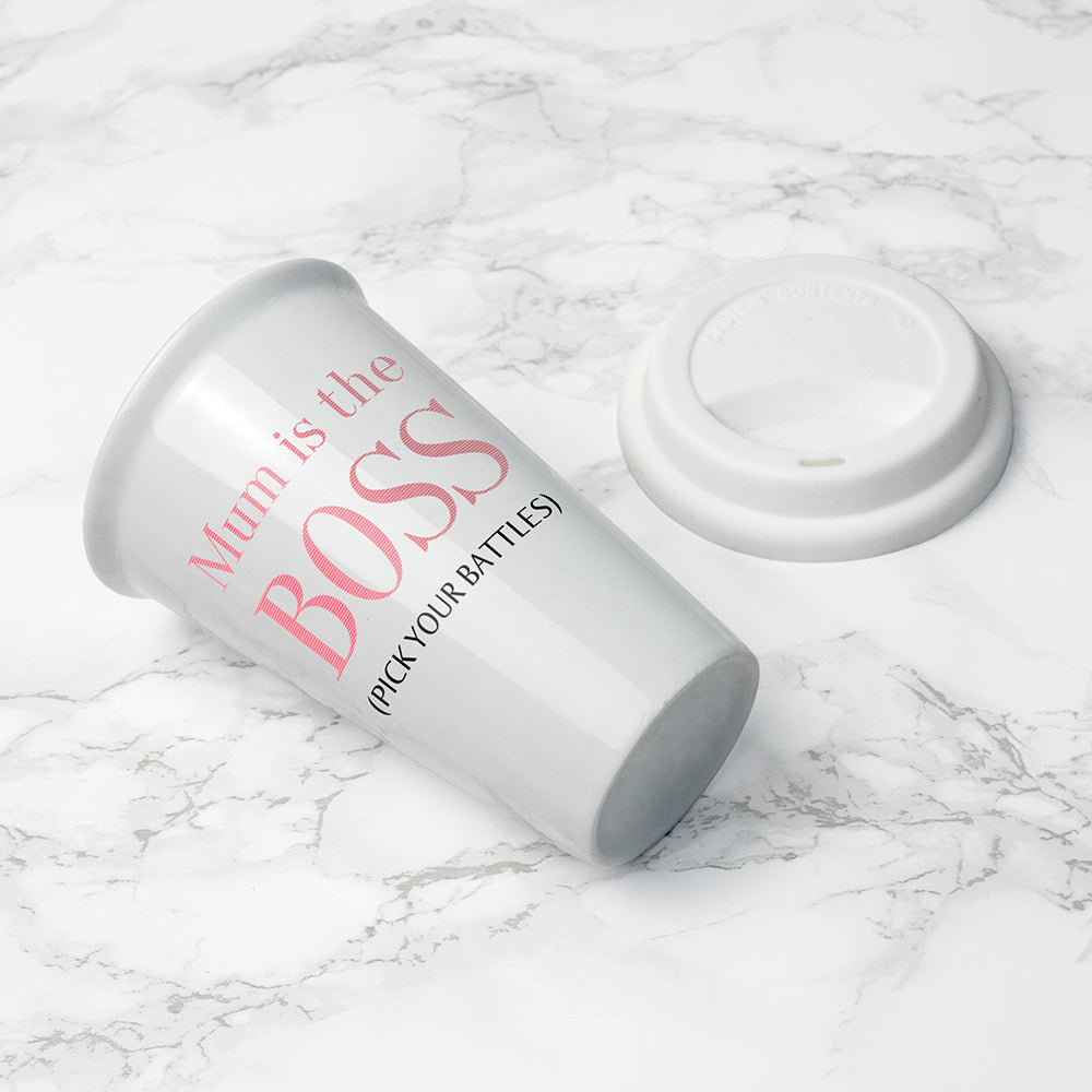 Personalised The Boss Travel Mug | Treat Republic
