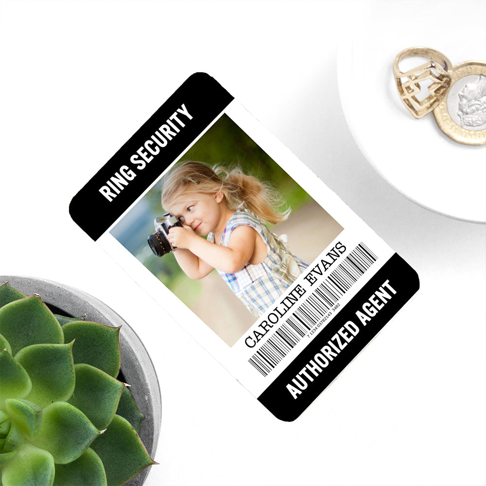 Personalised Ring Security Wallet Keepsake | Treat Republic