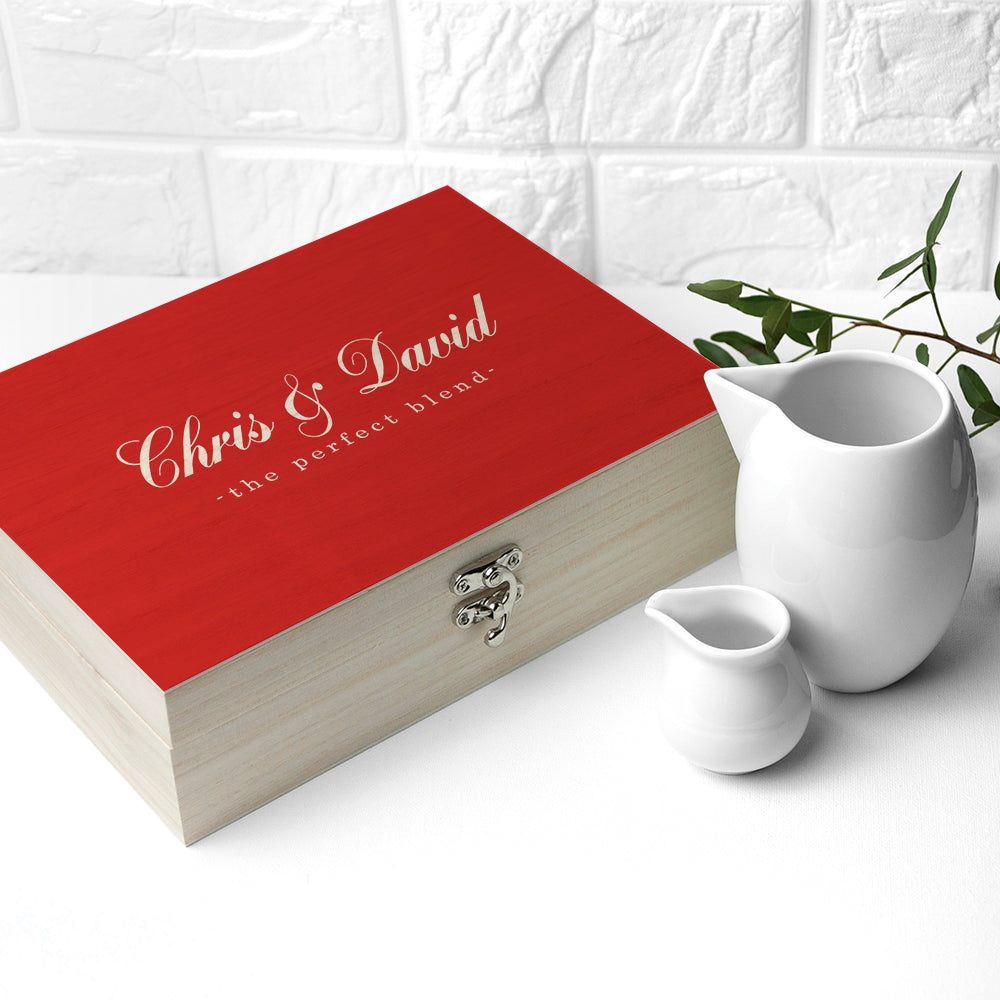Personalised The Perfect Blend Tea Box | Treat Republic