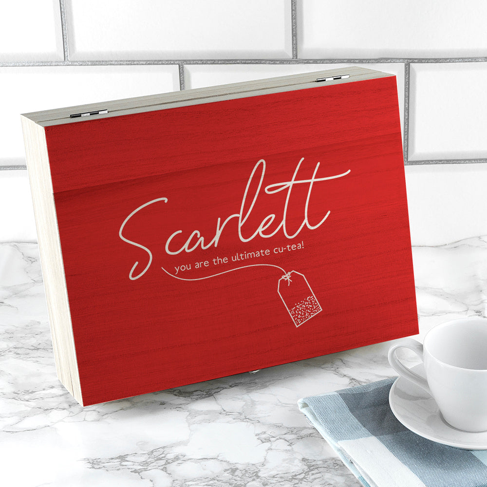 Personalised The Ultimate Cu-Tea Box | Valentine's Gifts | Treat Republic
